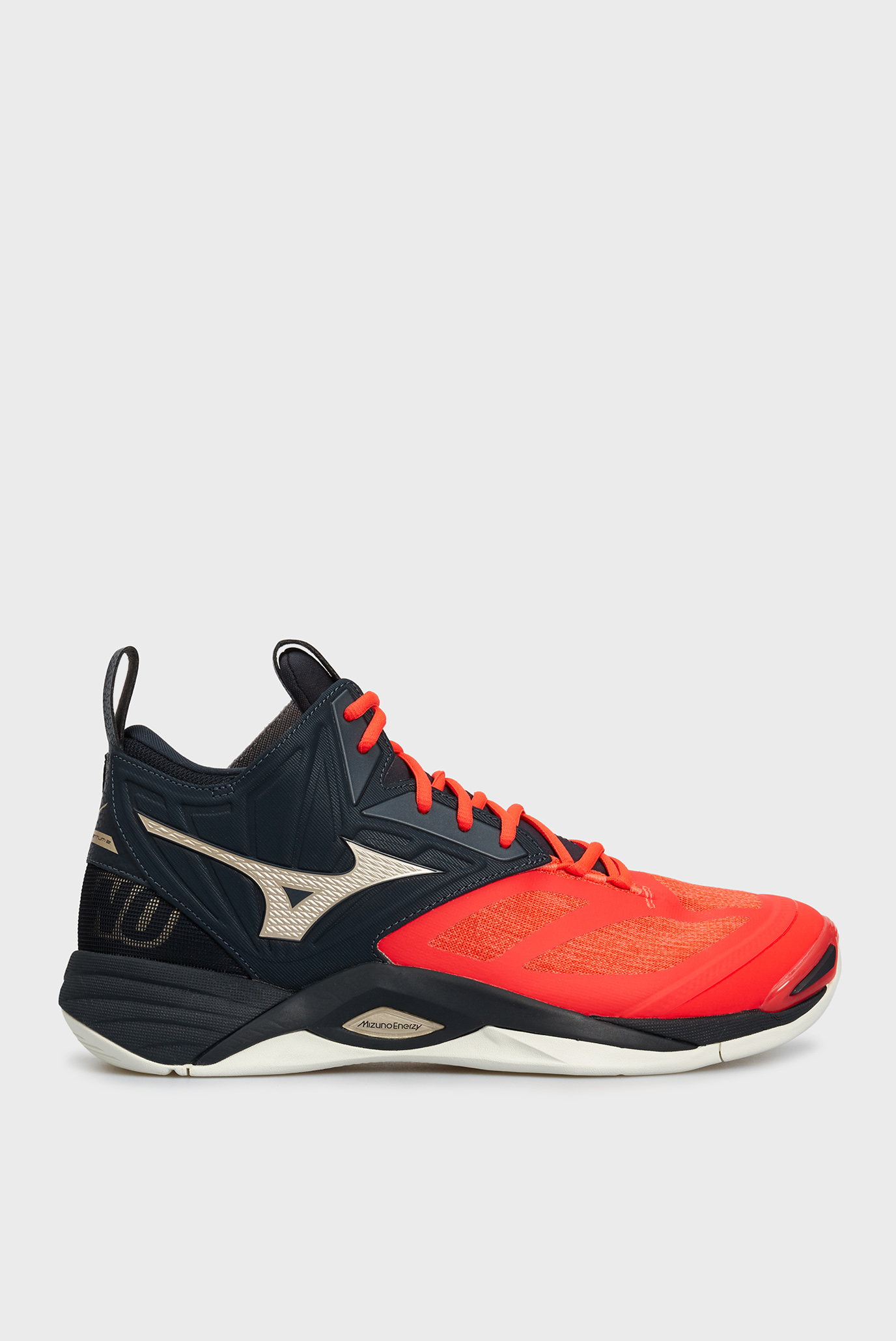 Мужские красные кроссовки для волейбола WAVE MOMENTUM 2 MID Mizuno ...