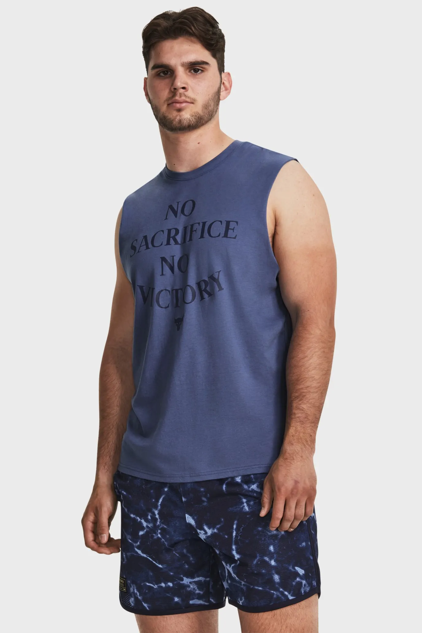 Чоловіча синя майка Project Rock Show Me Under Armour 1380180-480 — MD ...