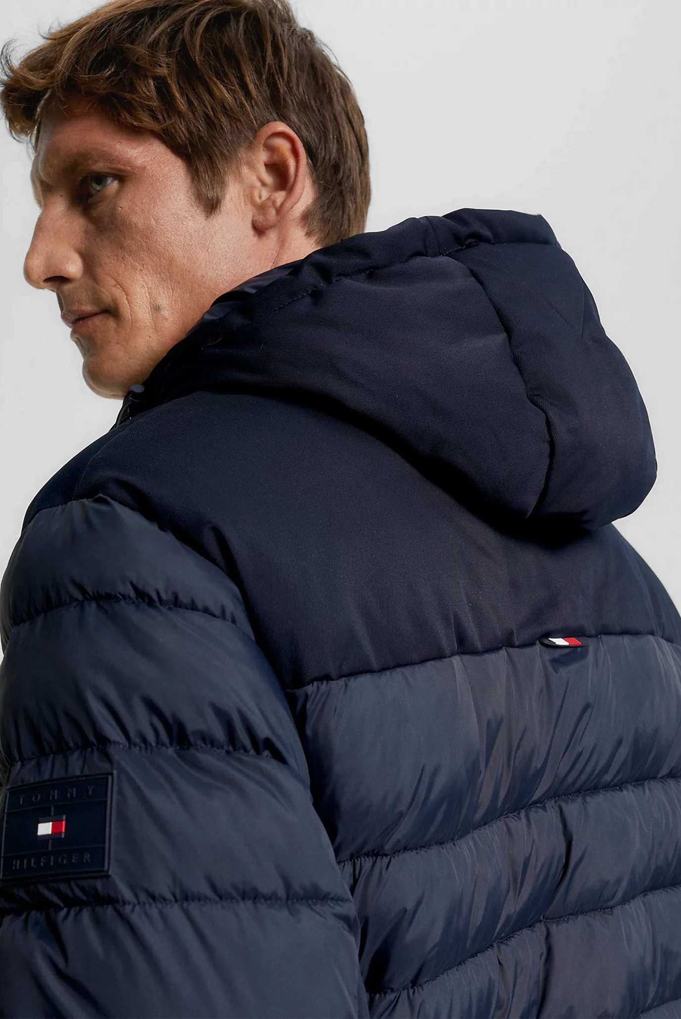 Мужская темно-синяя куртка MID NEW YORK HOODED JACKET Tommy Hilfiger ...