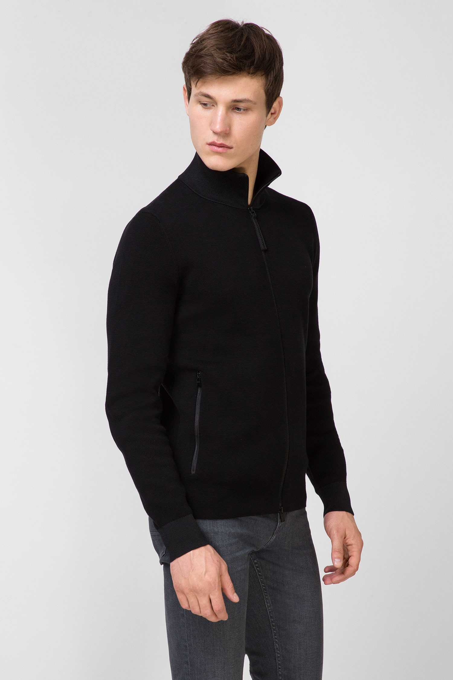 Мужская черная кофта BOSS 50419077;001 — MD-Fashion