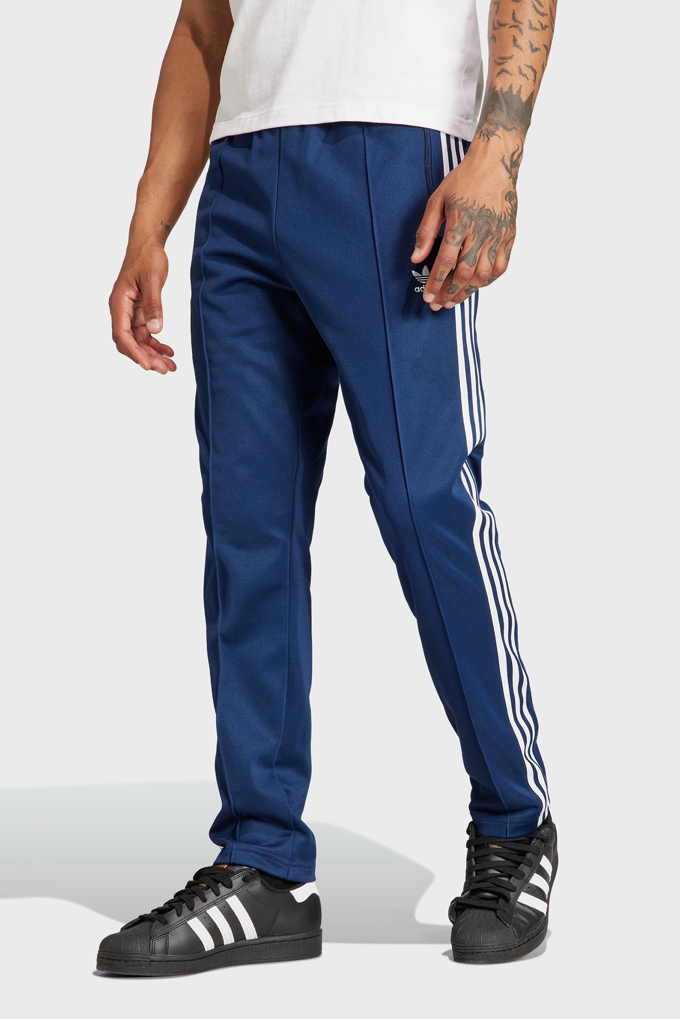 Мужские синие спортивные брюки Adicolor Classics Beckenbauer adidas ...
