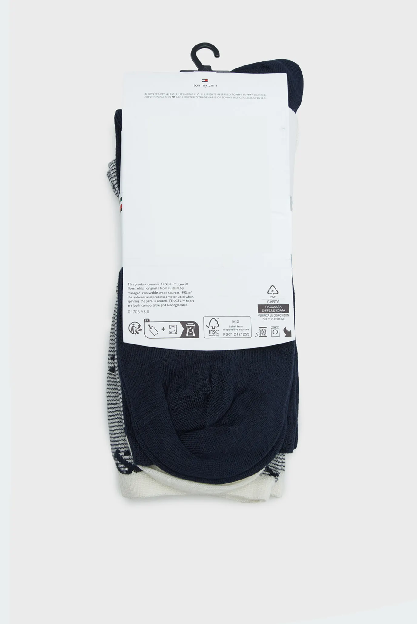 Жіночі шкарпетки (2 пари) ONE ROW STRIPE Tommy Hilfiger 701225896 — MD ...