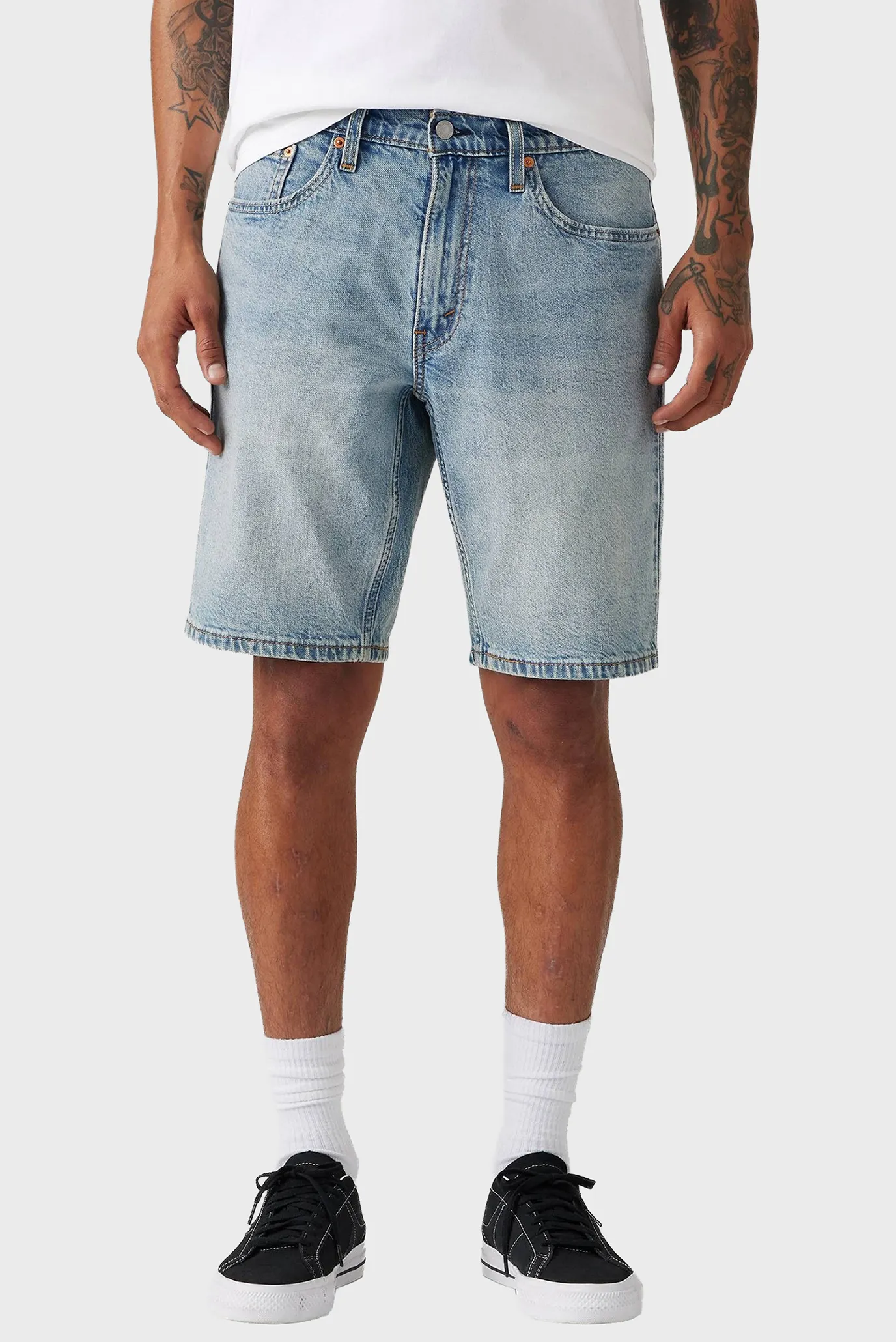 Чоловічі блакитні джинсові шорти 445 Athletic 10" Levi’s® A7219;0009 ...