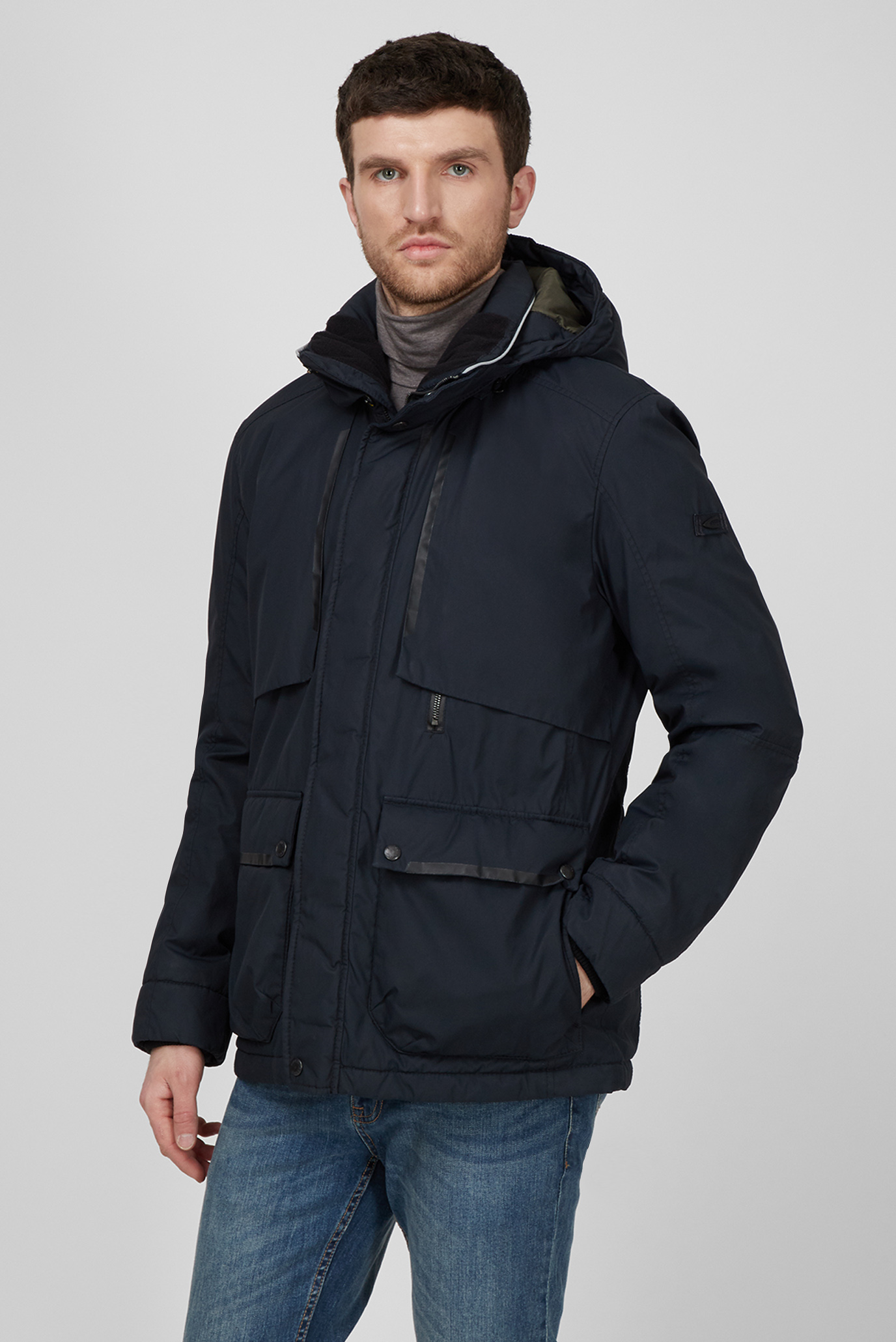 Мужская темно-синяя куртка Camel Active 420332-004440 — MD-Fashion