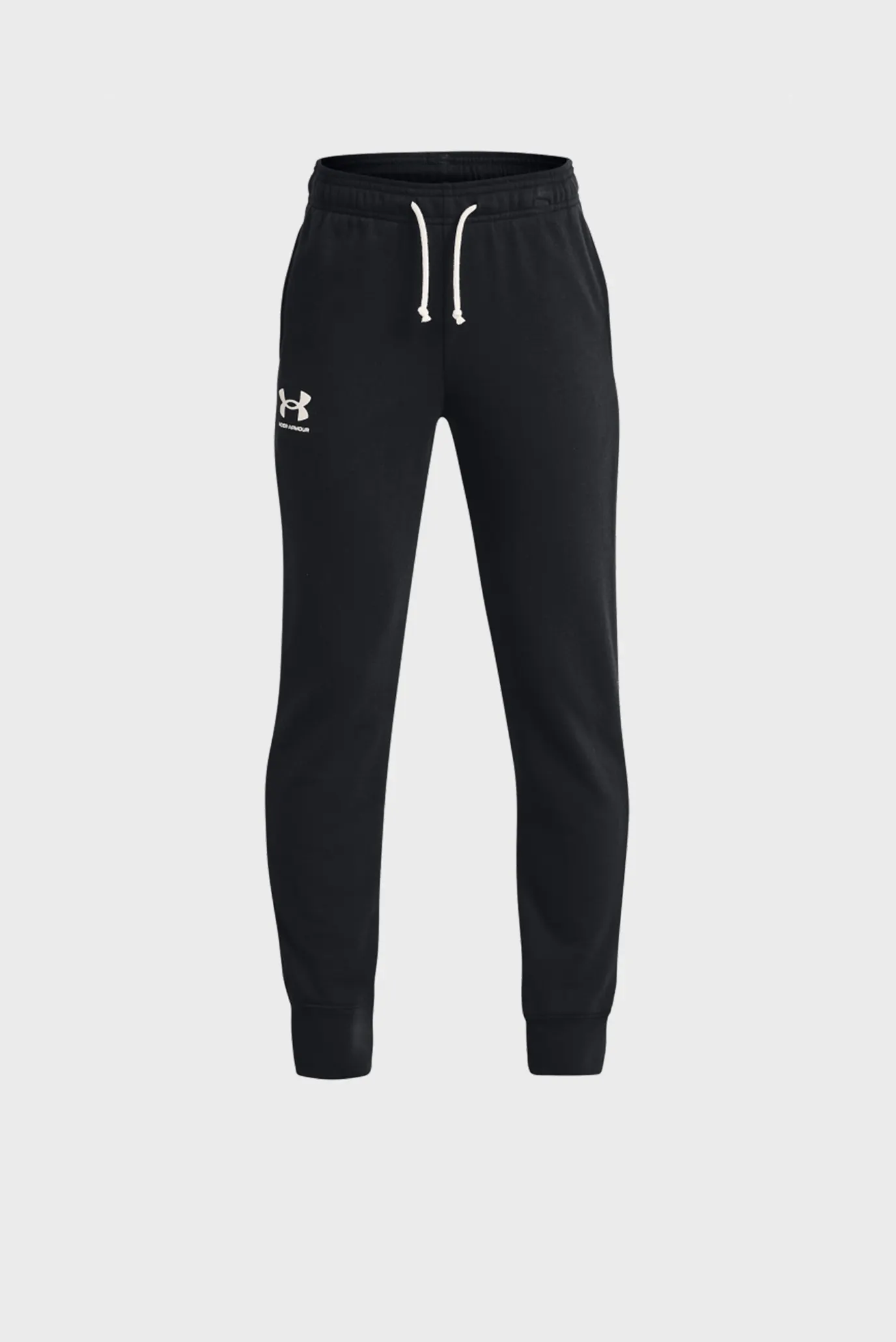 Дитячі чорні спортивні штани UA Rival Terry Jogger Under Armour 1377254-001 — MD-Fashion