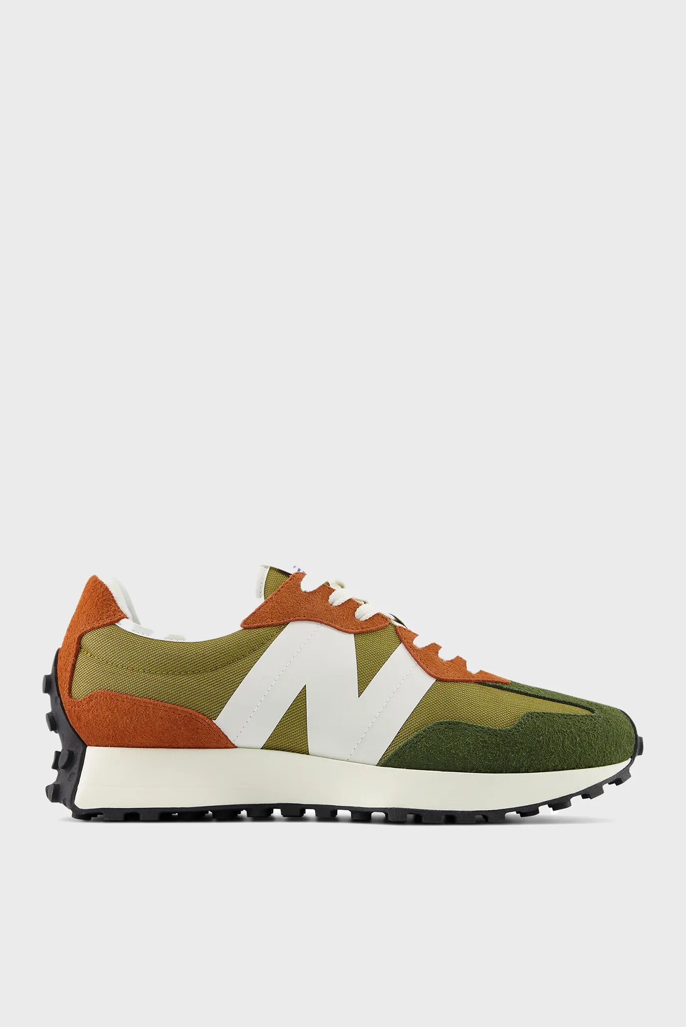 Мужские зеленые кроссовки 327 New Balance MS327HC — MD-Fashion