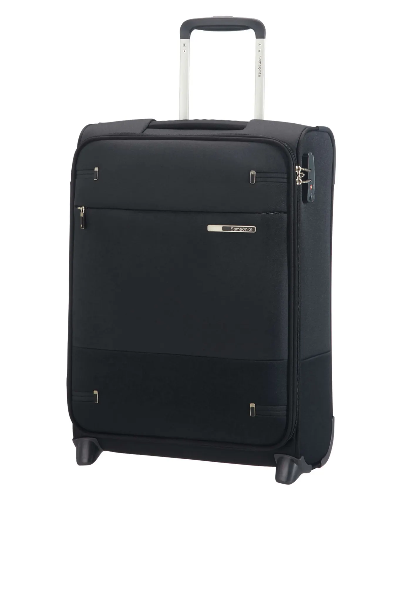 Чорна валіза Samsonite 38N*09001 — MD-Fashion