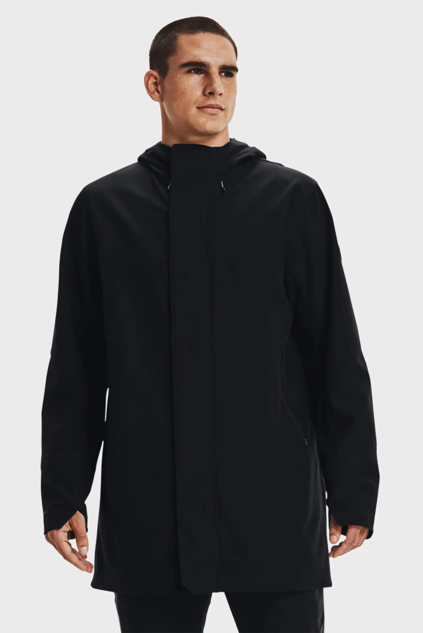 Чоловіча чорна парка UA Rush Shell Parka Under Armour 1364904-001 — MD ...