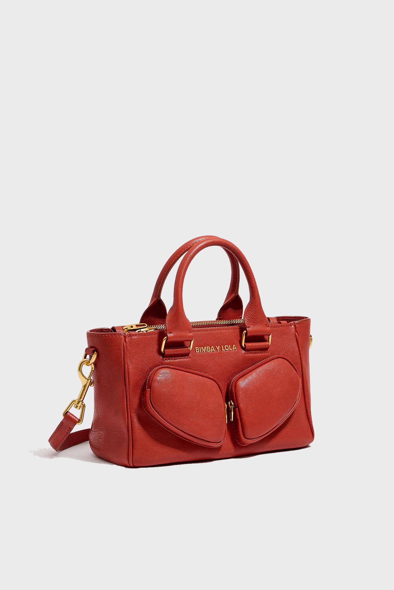 Жіноча червона шкіряна сумка Bimba Y Lola 232BBBJ7I.11151 — MD-Fashion