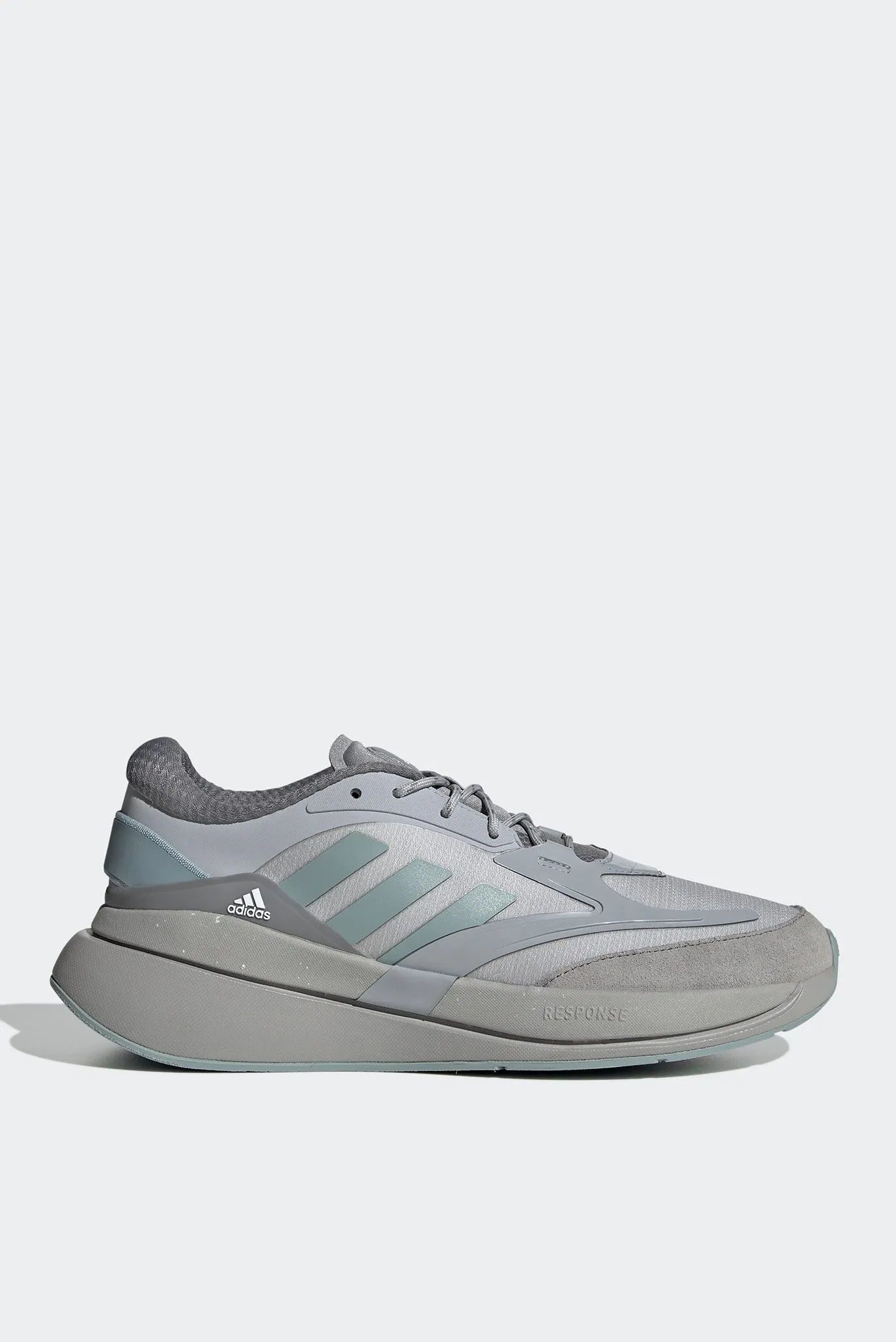 Женские серые кроссовки Brevard adidas HR0254 — MD-Fashion