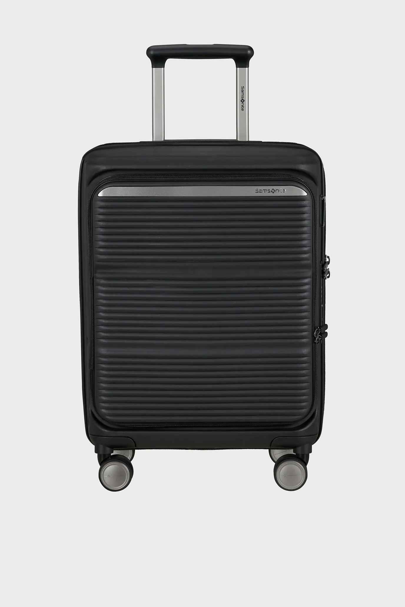 Чорна валіза 55 см PARALUX Samsonite KT2*09001 — MD-Fashion