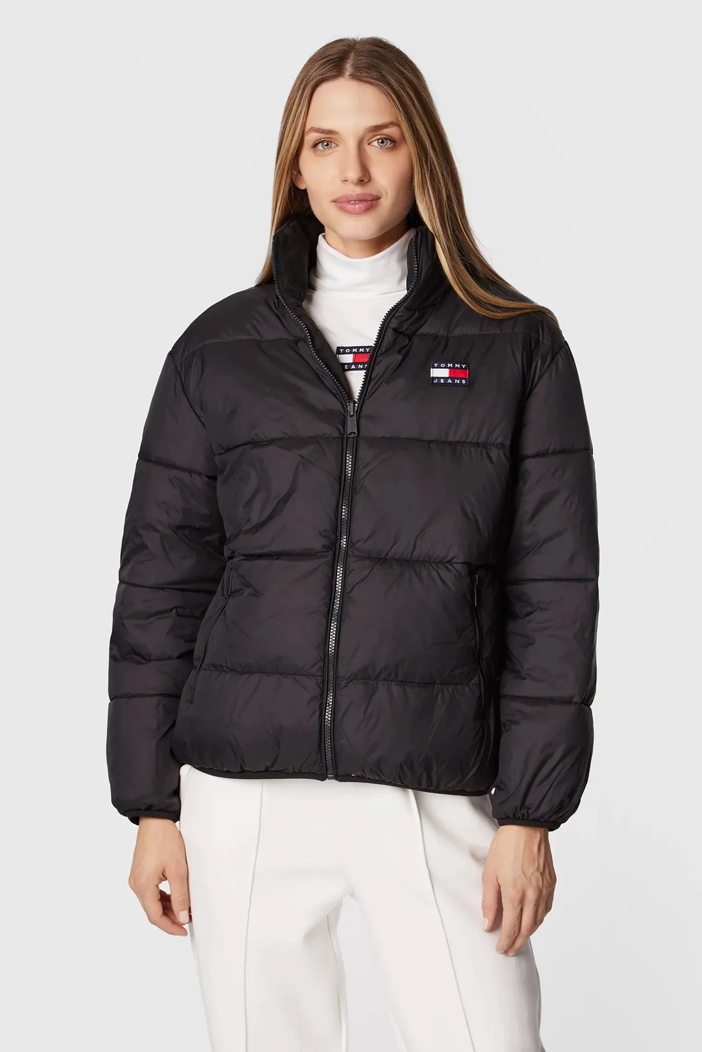 Жіноча чорна двостороння куртка TJW REVERSE MONOGRAM Tommy Jeans ...