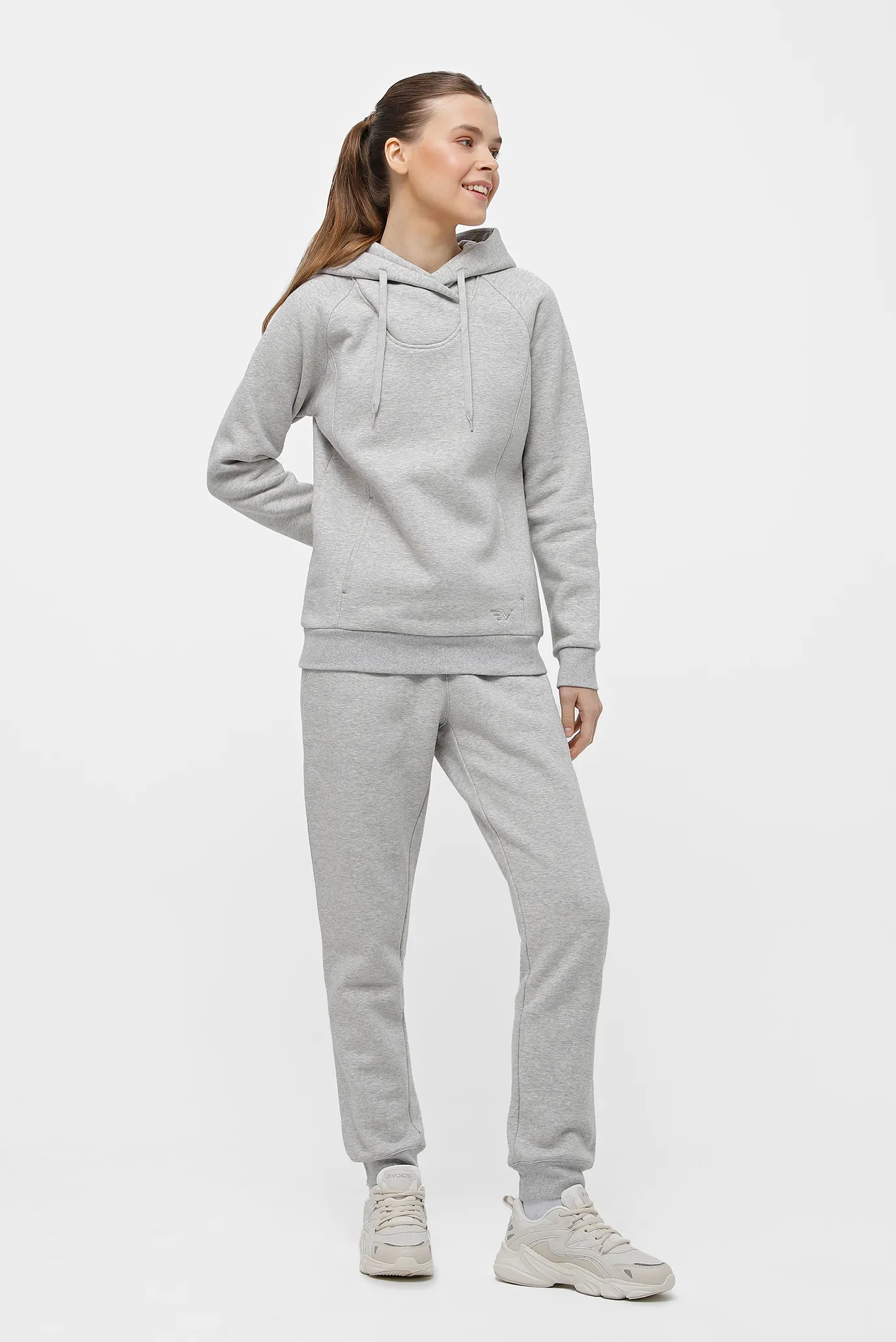 Женское серое худи Furore Evoids 602403-011 — MD-Fashion