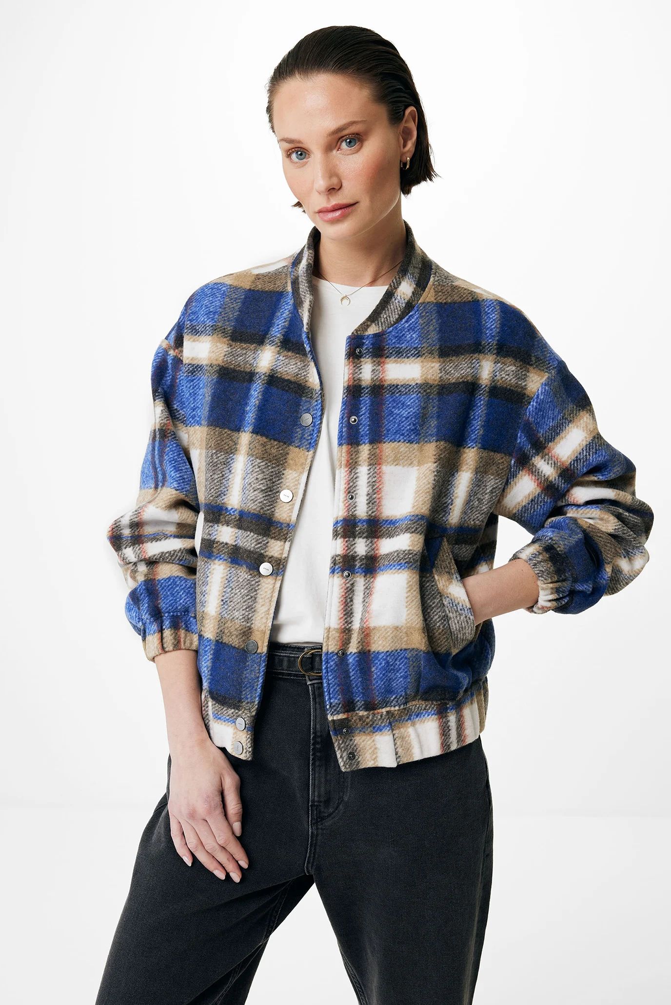 Женская куртка в клетку Mexx NO1144036W — MD-Fashion