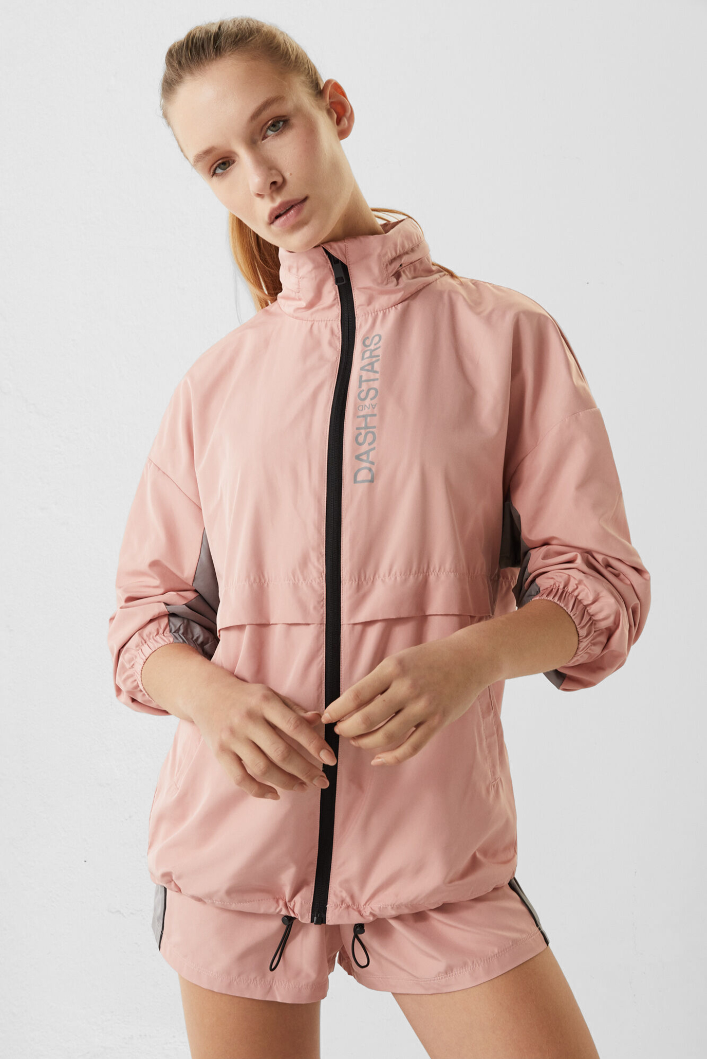 Женская розовая ветровка Dash&Stars 9415379 — MD-Fashion
