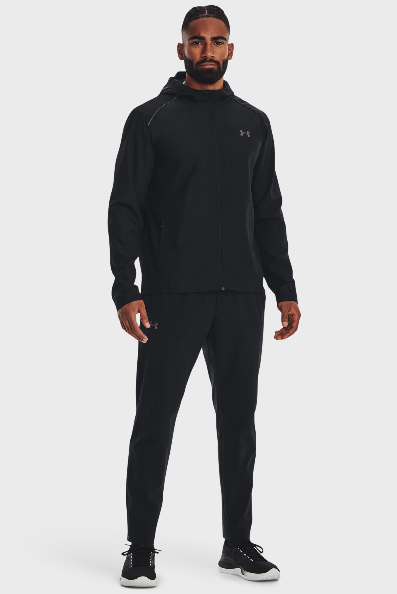 Мужские черные спортивные брюки UA STORM RUN PANT Under Armour 1376800 ...