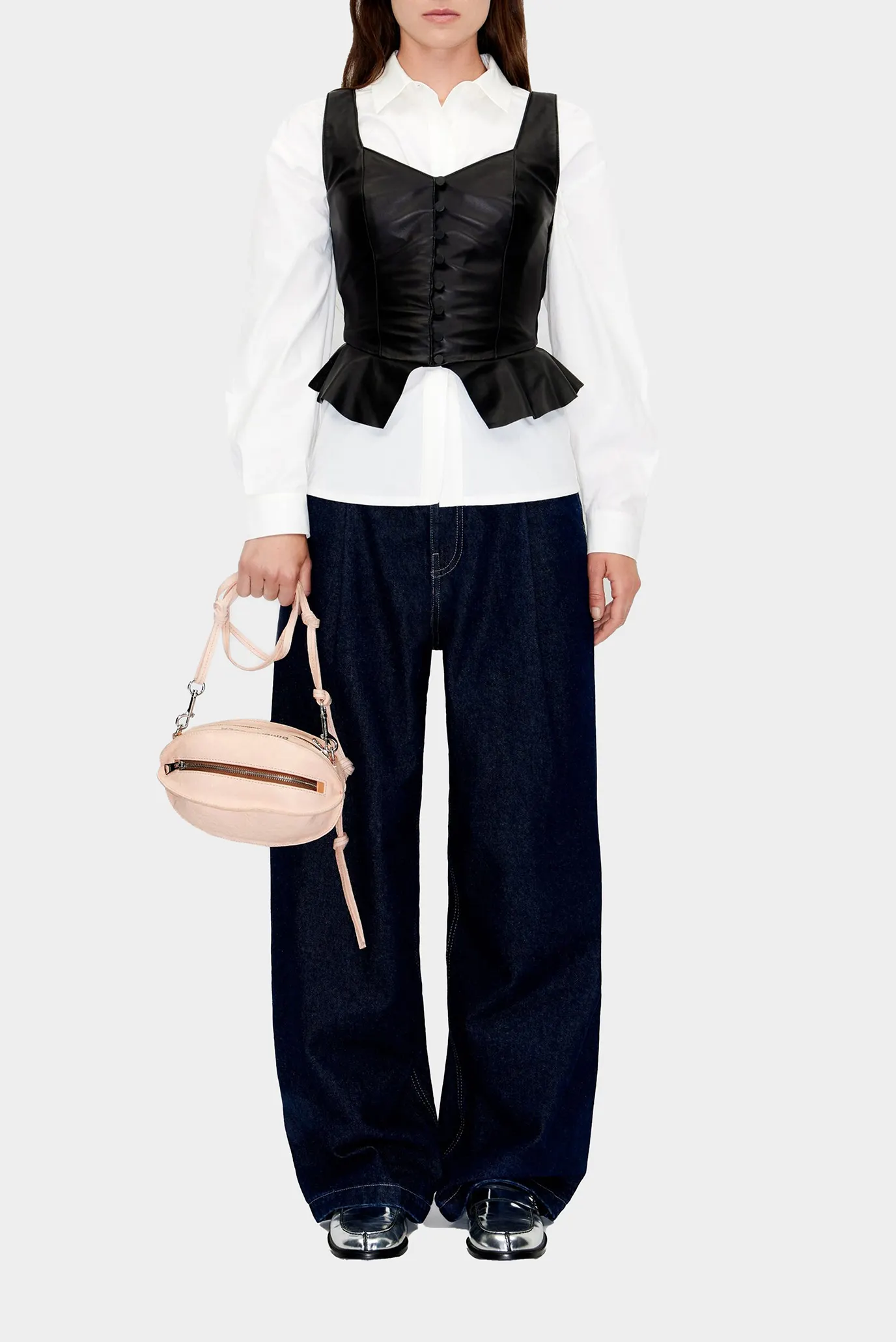 Жіноча персикова шкіряна сумка Bimba Y Lola 231BBBJ3D.T2301 — MD-Fashion