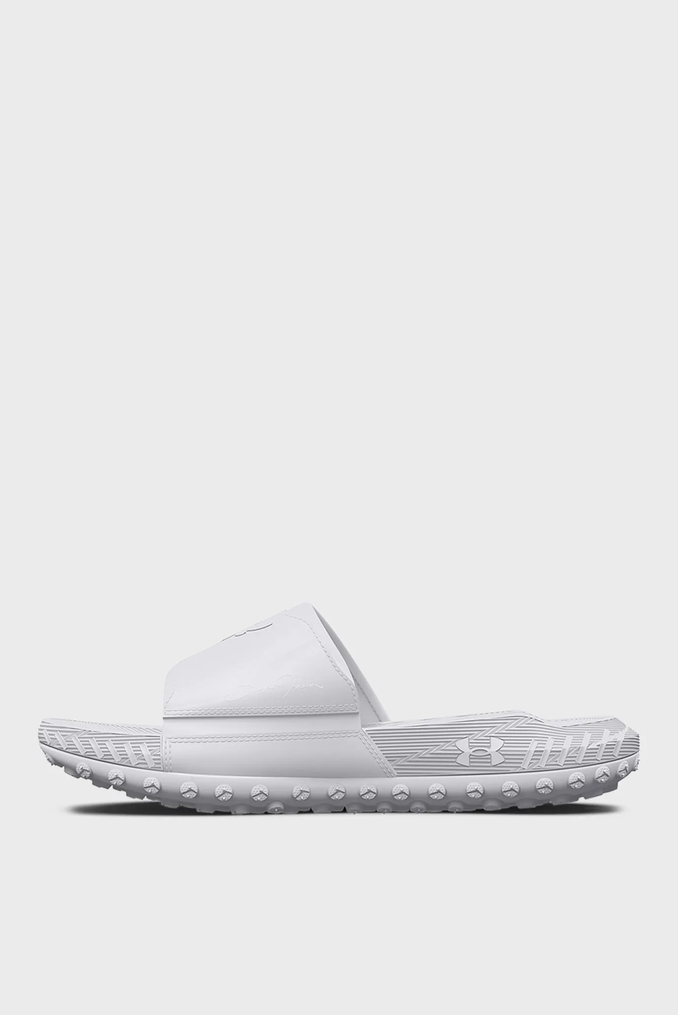 Белые слайдеры UA U Rock 3 SL Under Armour 3026034-100 — MD-Fashion