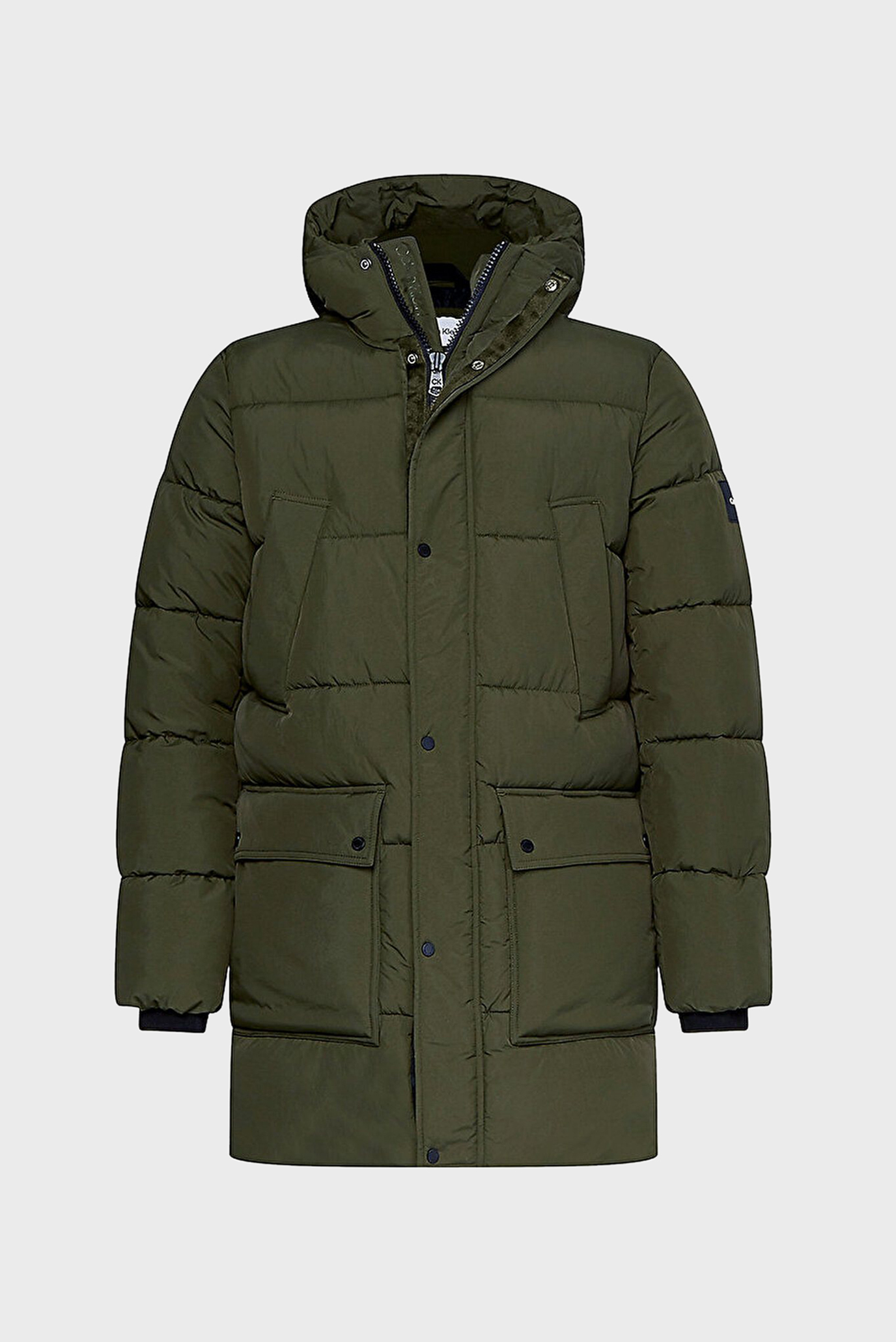Мужская зеленая куртка CRINKLE NYLON LONGLENGTH PUFFER Calvin Klein ...