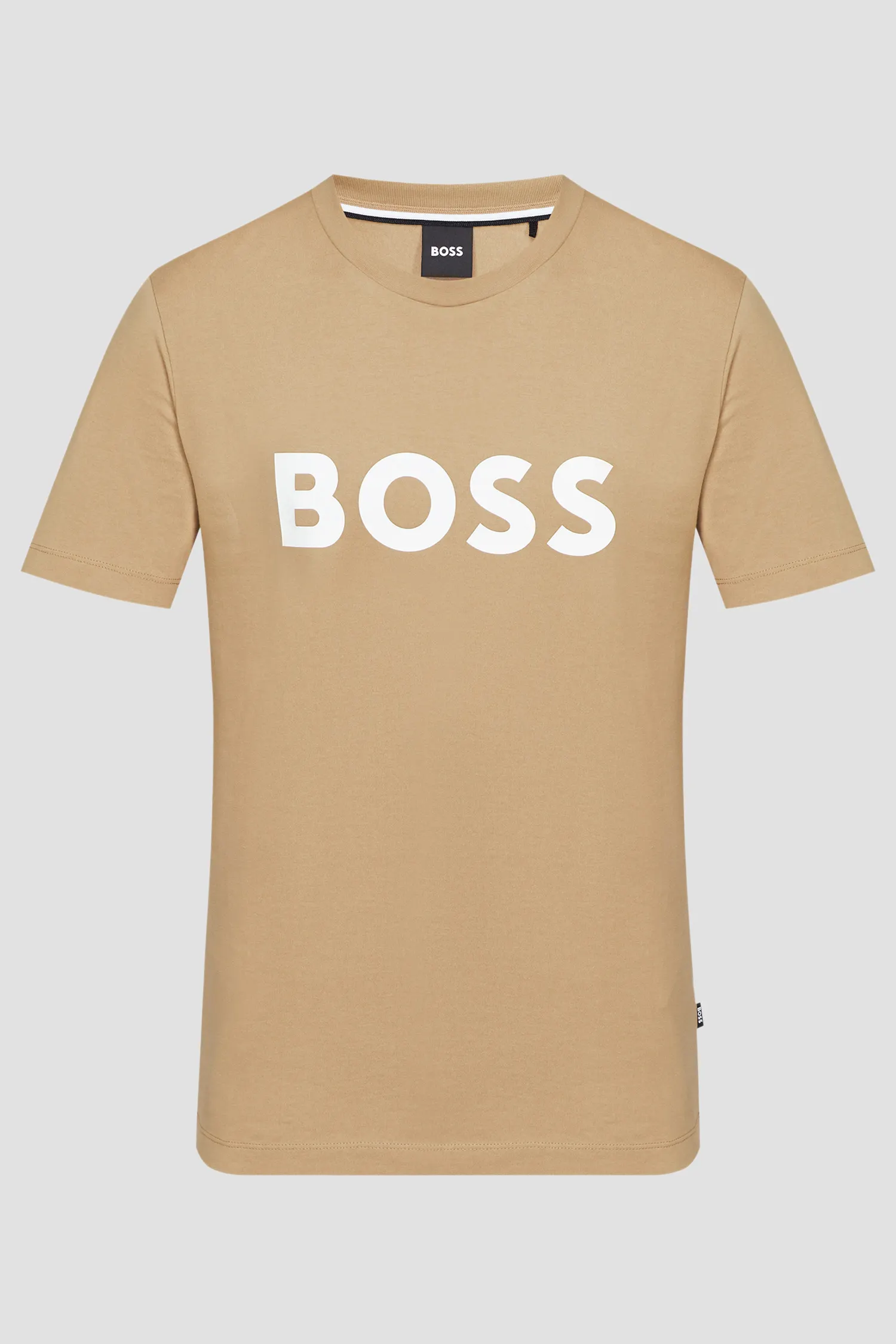 Чоловіча бежева футболка BOSS 50495742;260 — MD-Fashion