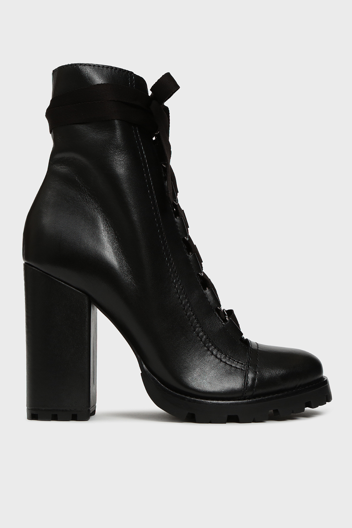 Женские черные кожаные ботильоны Schutz S2033000240012U — MD-Fashion ...