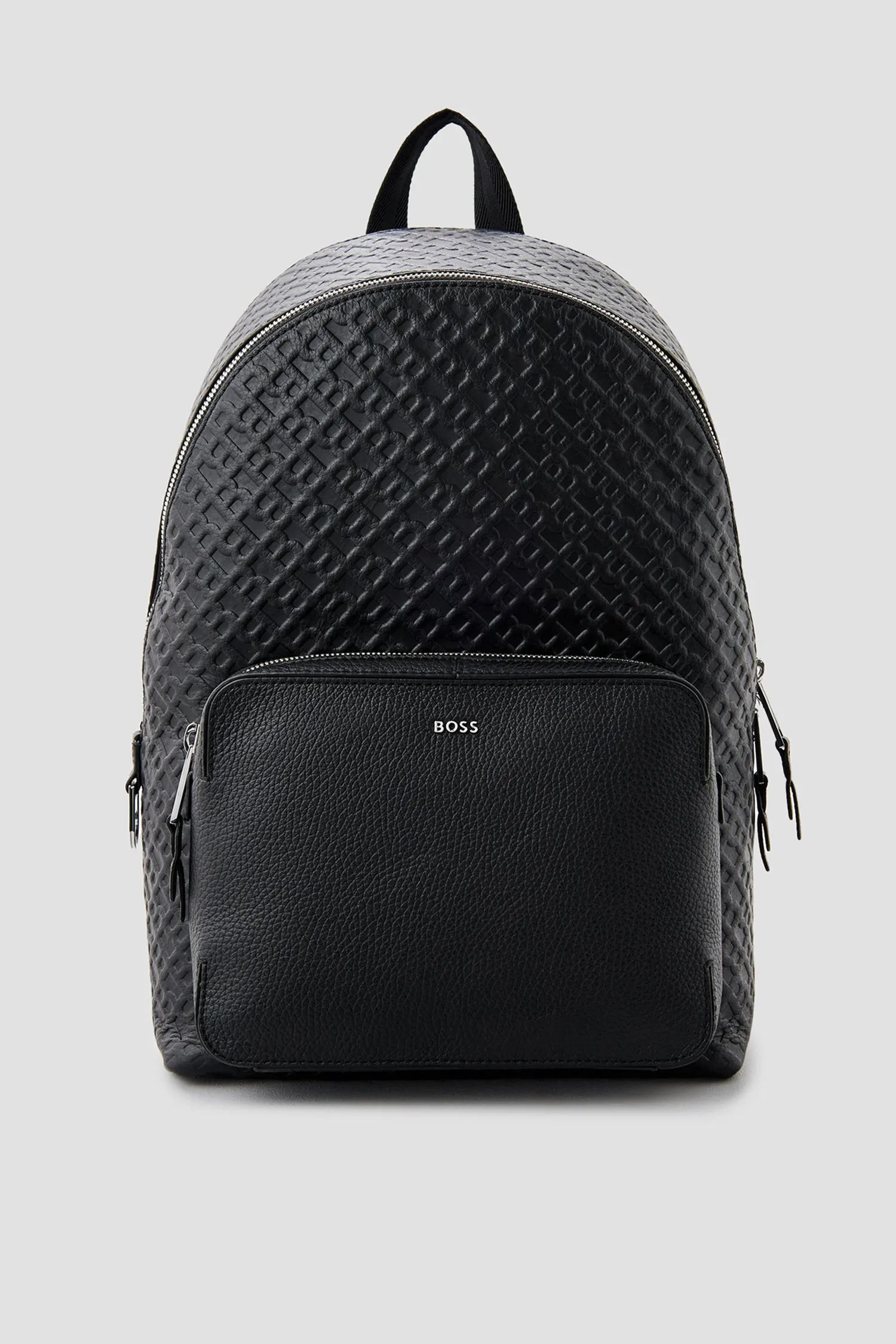 Чоловічий чорний шкіряний рюкзак BOSS 50503779;001 — MD-Fashion