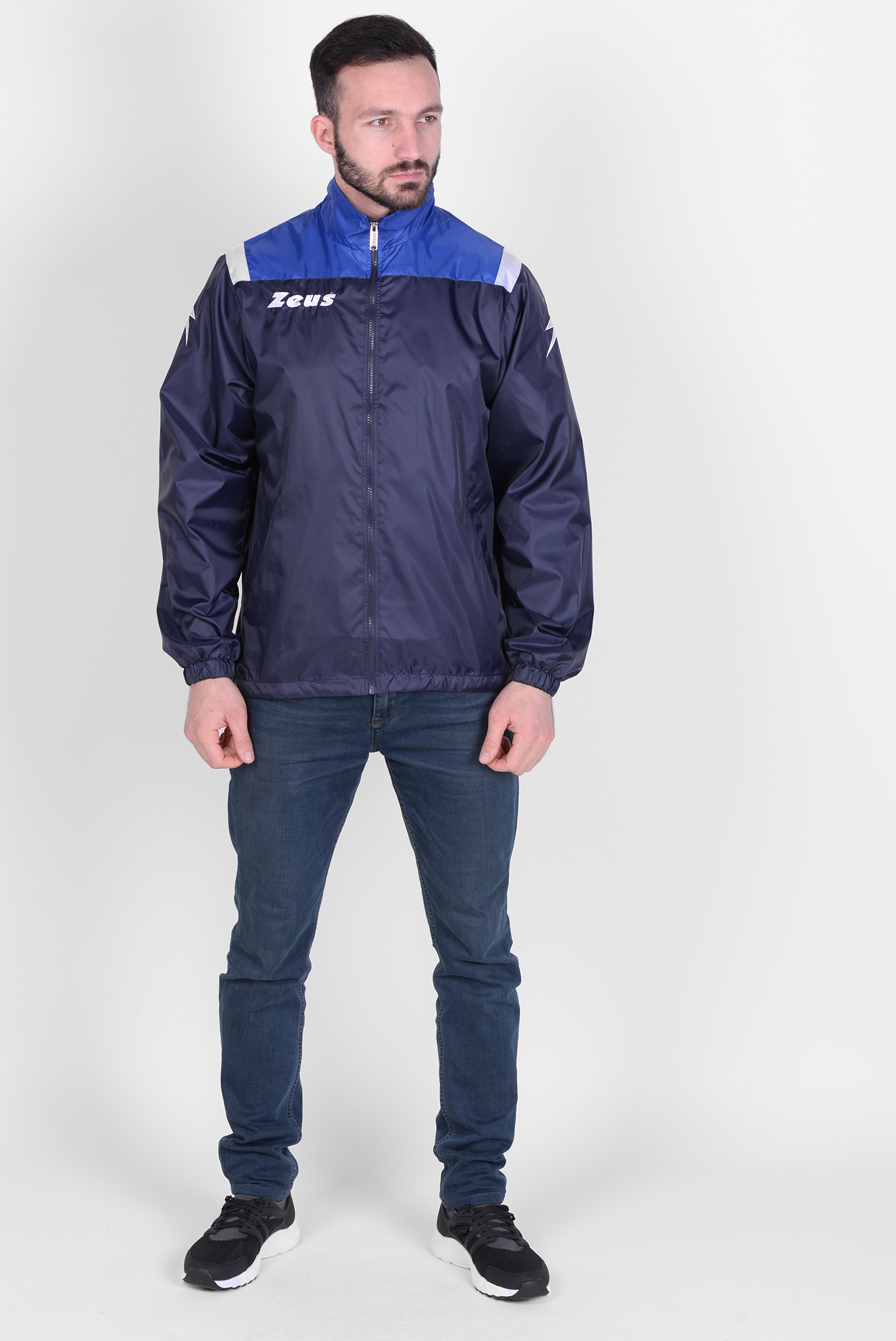 Мужская синяя ветровка Zeus K-WAY VESUVIO BL/RO Zeus Z00649 — MD-Fashion
