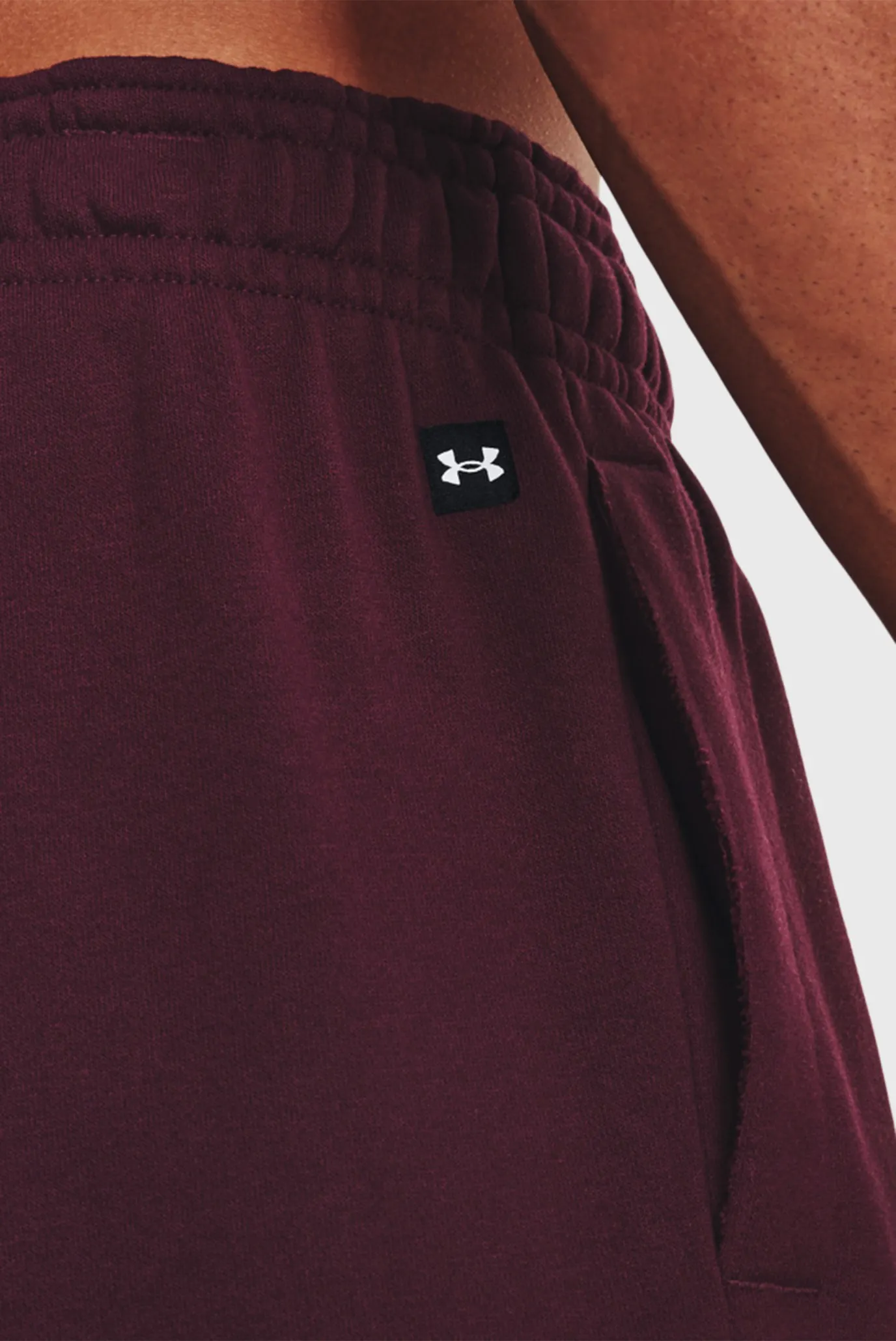 Чоловічі бордові спортивні штани UA Pjt Rck Hwt Terry Pnt Under Armour ...
