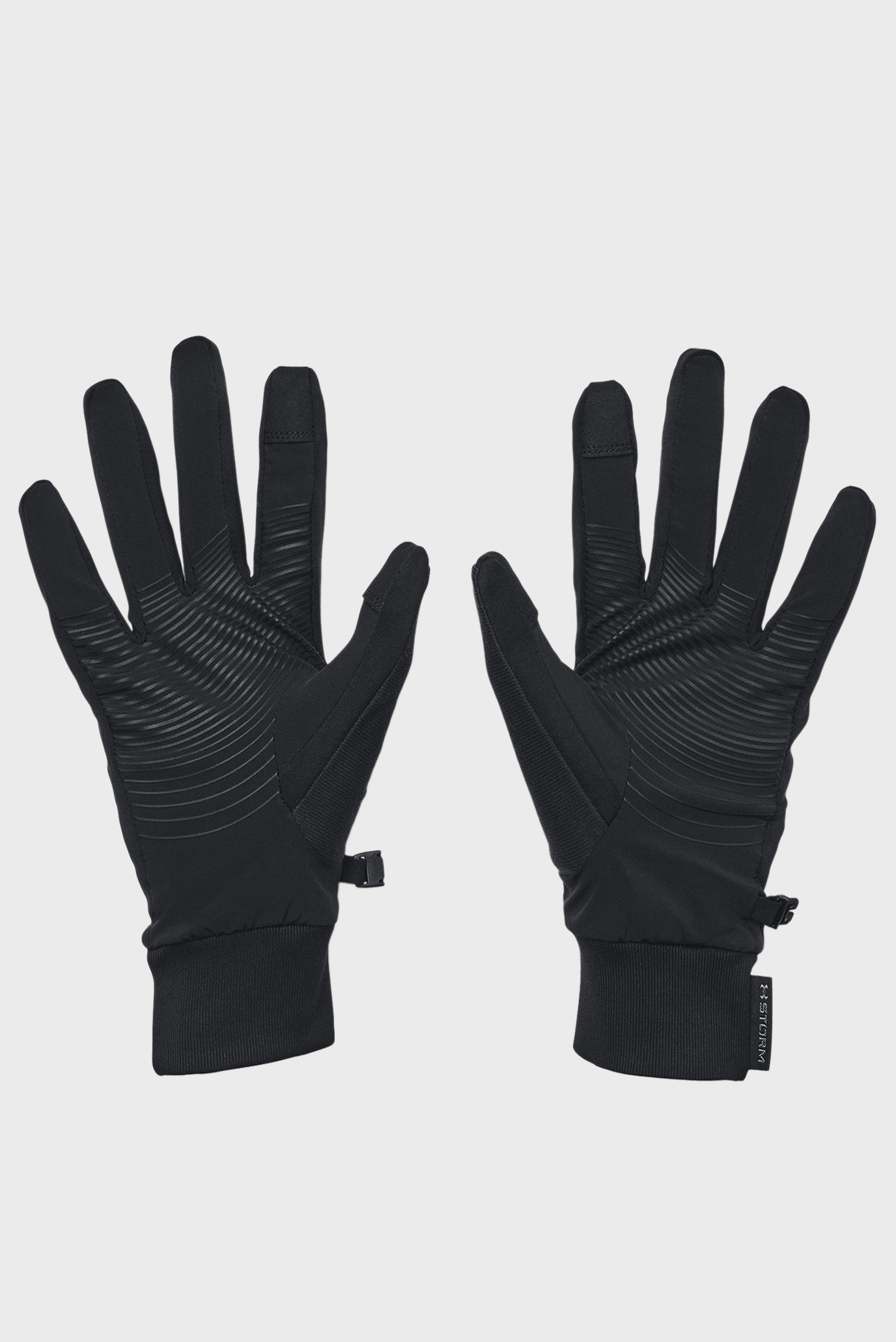 UA Storm Fleece Fleece Run Gloves Under Armour 1373284 001 MD Fashion