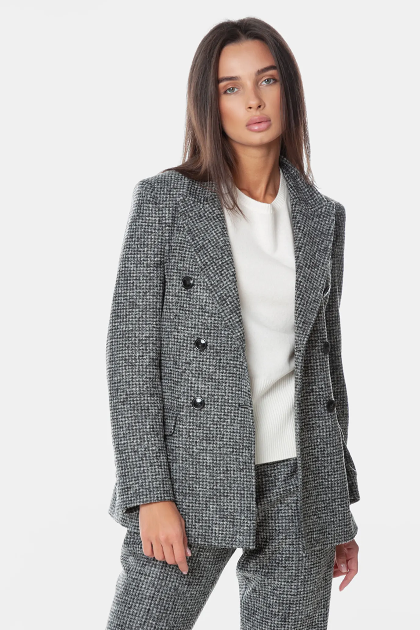 Жіночий сірий жакет 19-70 WL 02.83.01 — MD-Fashion