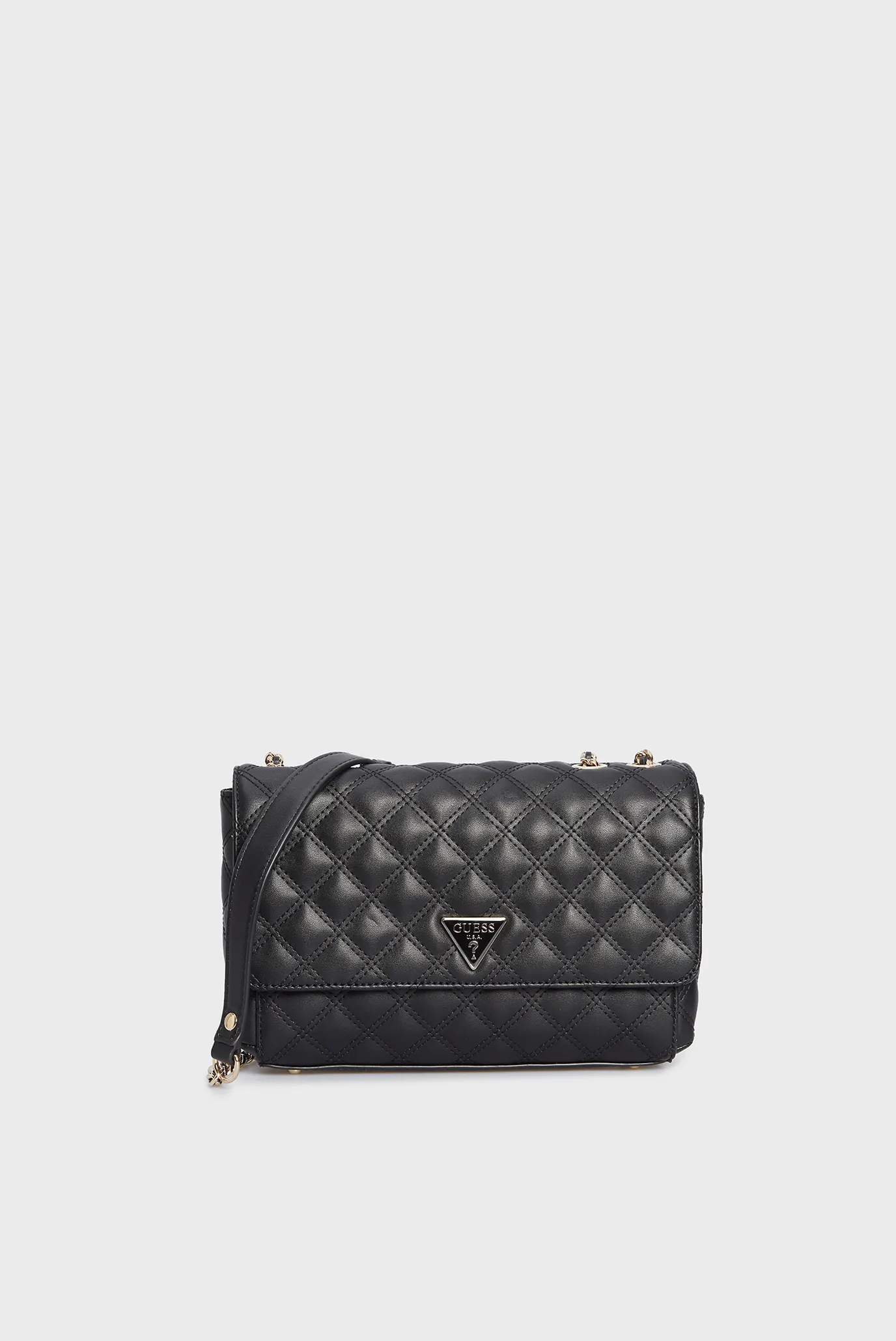 Жіноча чорна сумка CESSILY CONVERTIBLE XBODY FLAP Guess HWVG7679210 ...
