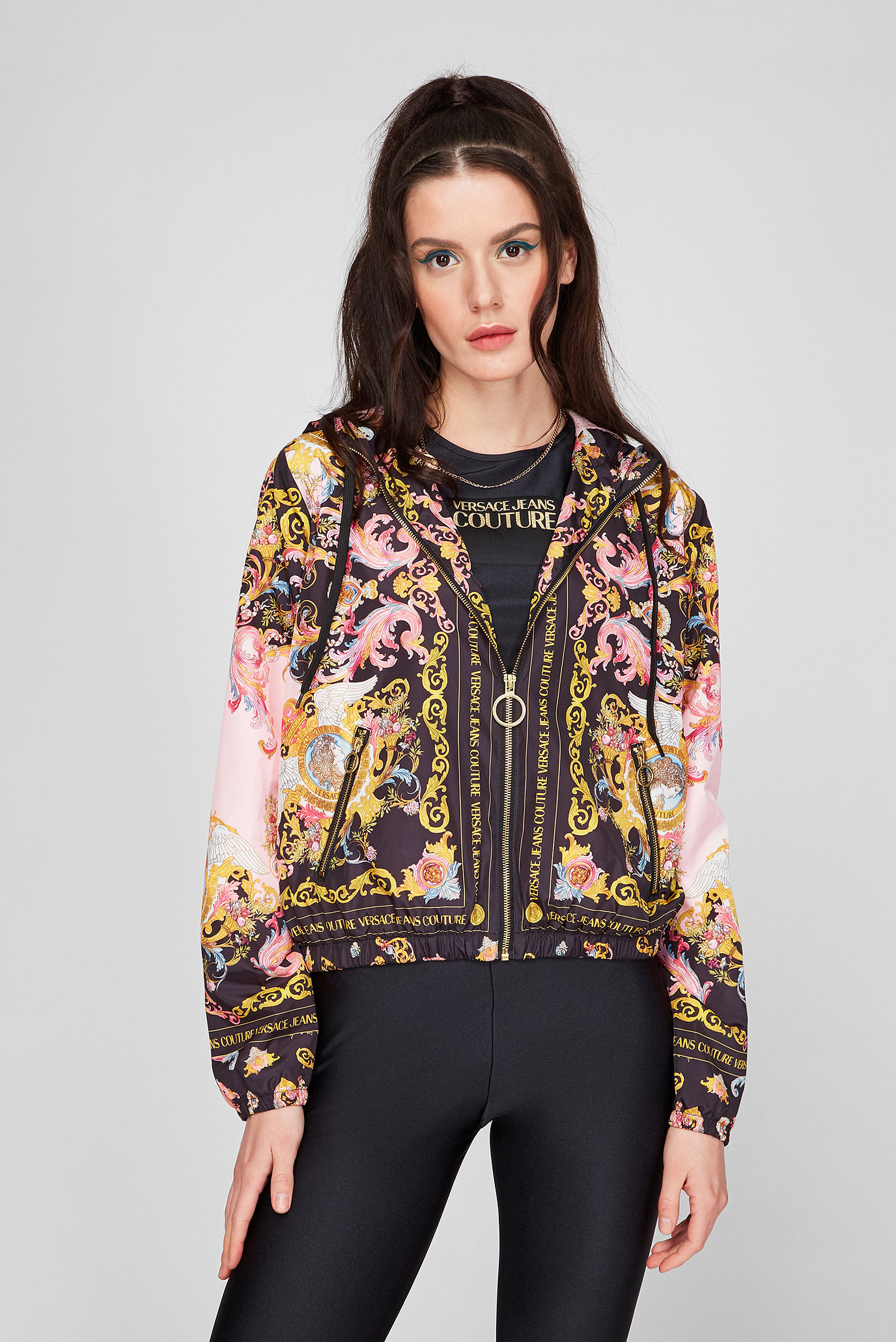 Женская ветровка с принтом Versace C9HWA975 25192 LP1 — MD-Fashion