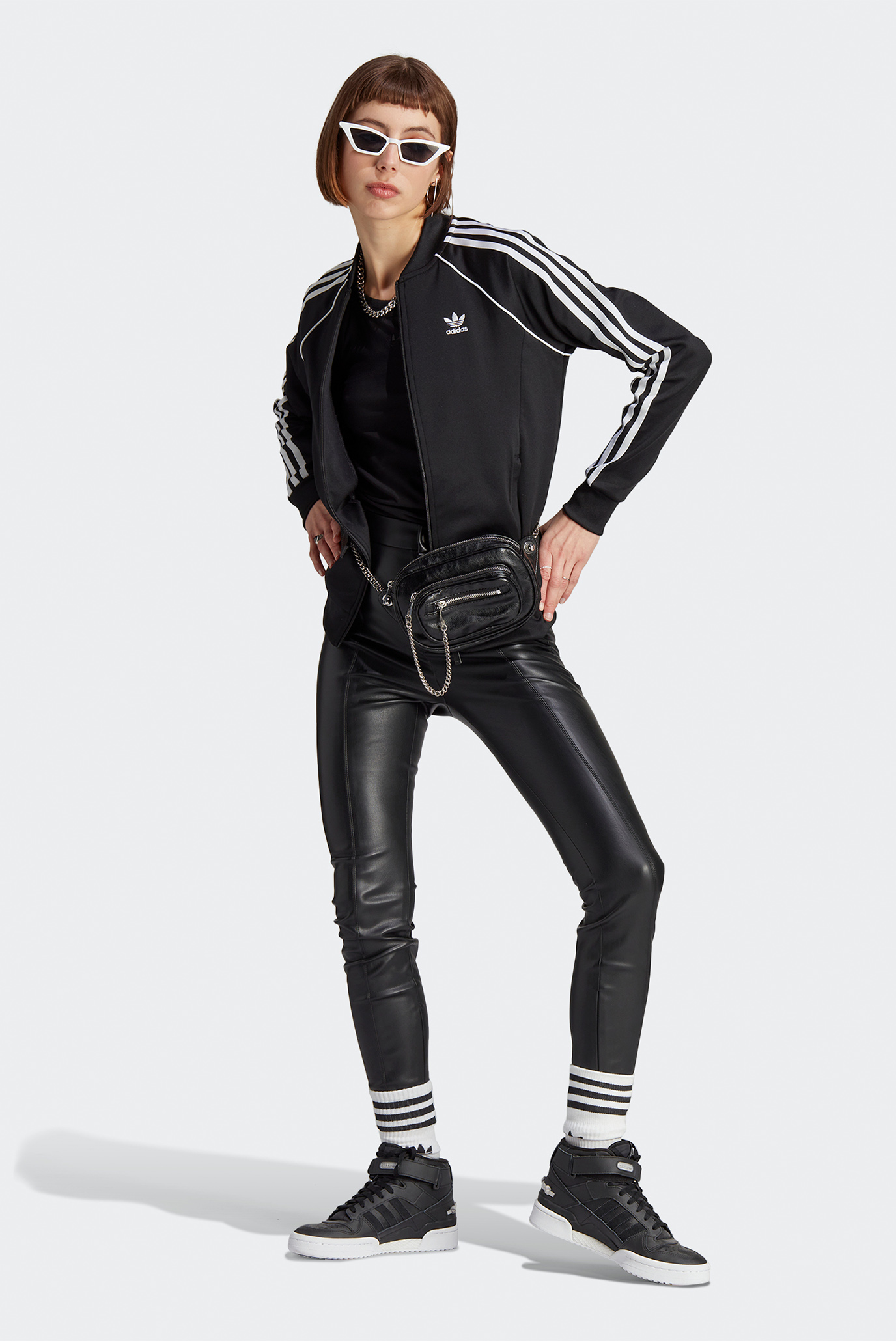 Женская черная олимпийка Adicolor Classics SST adidas IK4034 — MD-Fashion