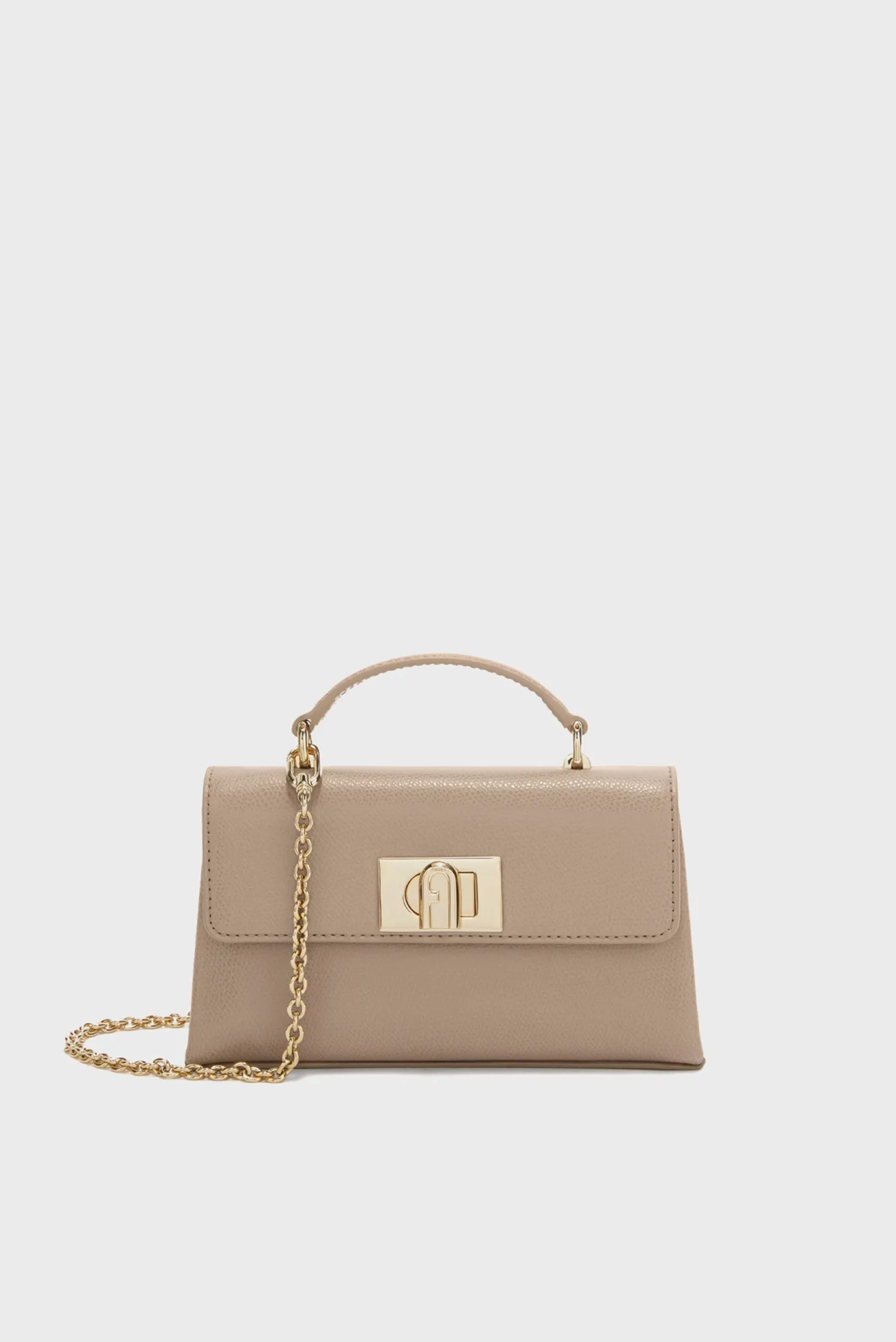Жіноча сіра шкіряна сумка Furla WE00423ARE0002572S1007 — MD-Fashion