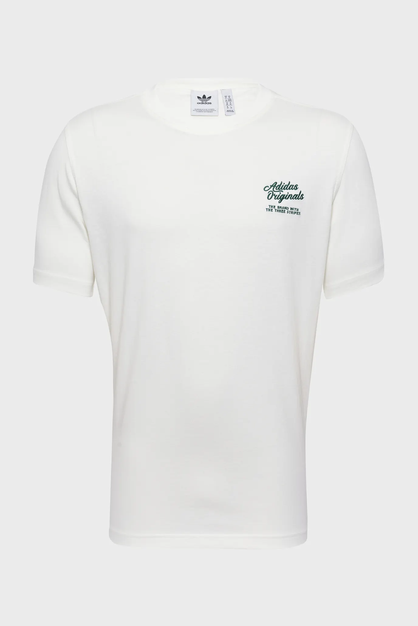 Чоловіча біла футболка Diner Text Graphic Loose adidas KB8528 — MD-Fashion