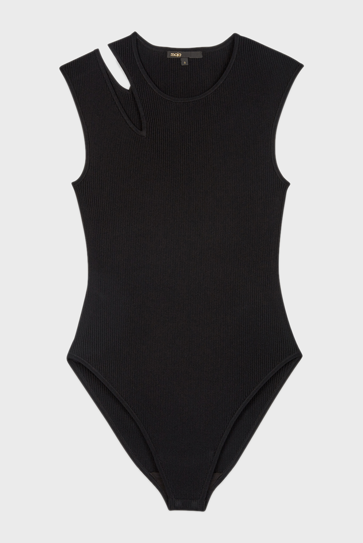 Женское черное боди MAJE MFPTS00348NOIR — MD-Fashion