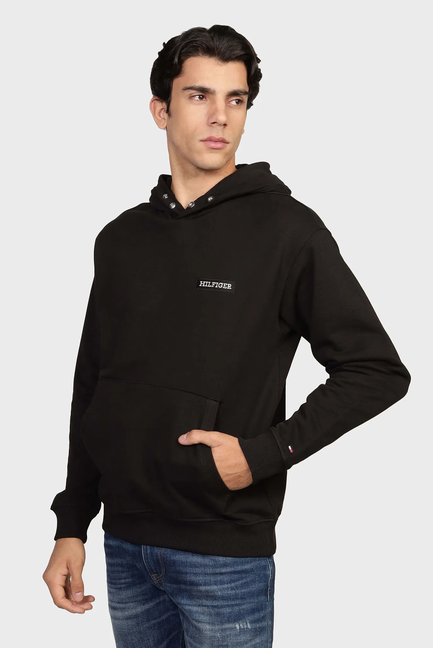 Чоловіче чорне худі MONOTYPE HEAVY TWILL Tommy Hilfiger MW0MW37224 — MD ...