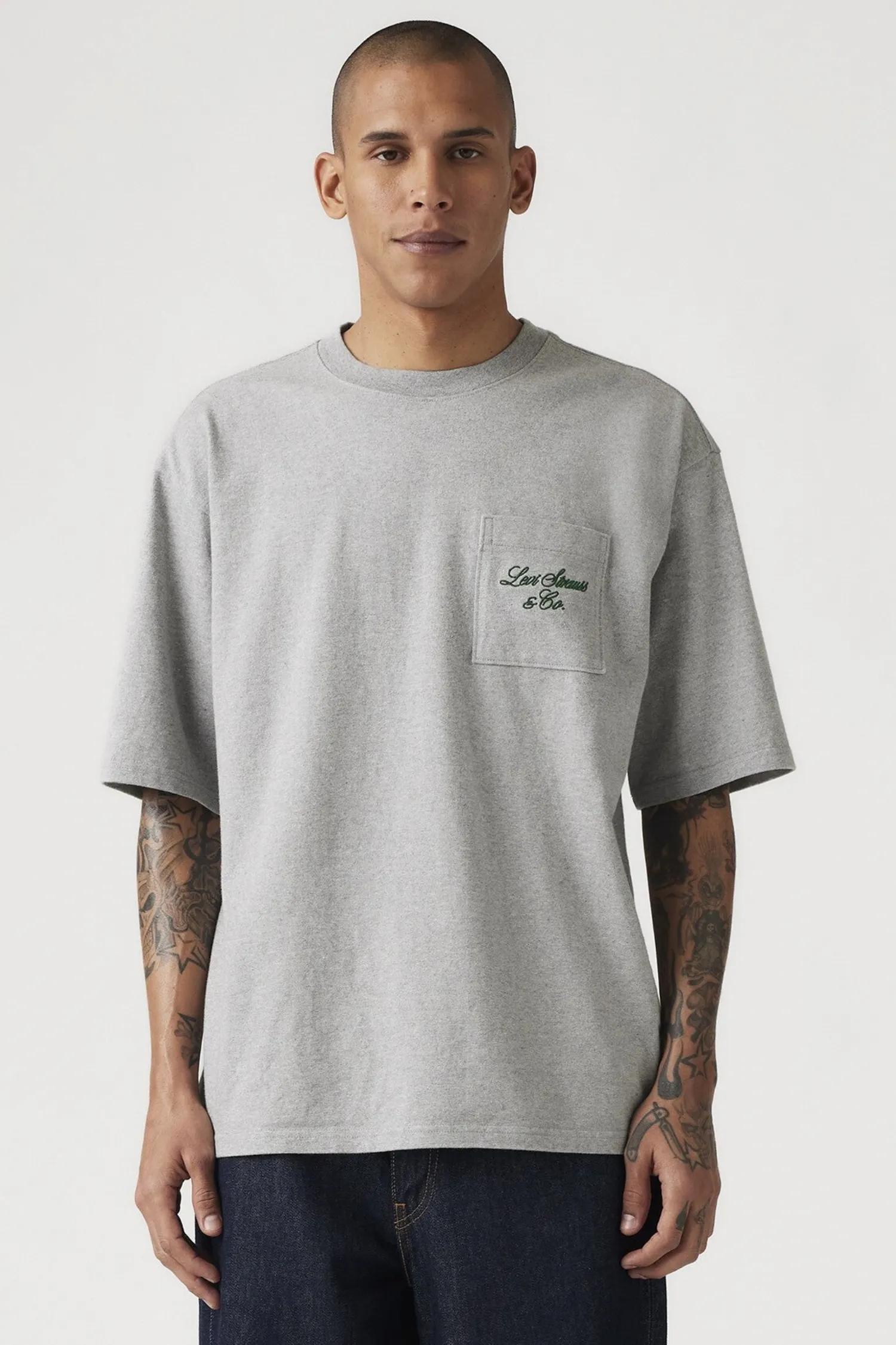 Чоловіча сіра футболка Levi’s® 001MH;0002 — MD-Fashion