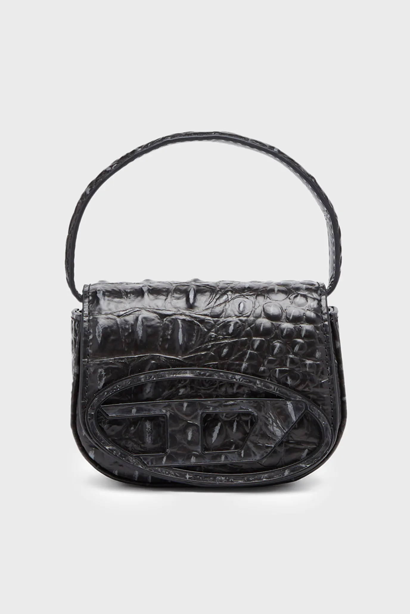 Жіноча чорна шкіряна сумка 1DR Diesel X08709 P5751 — MD-Fashion