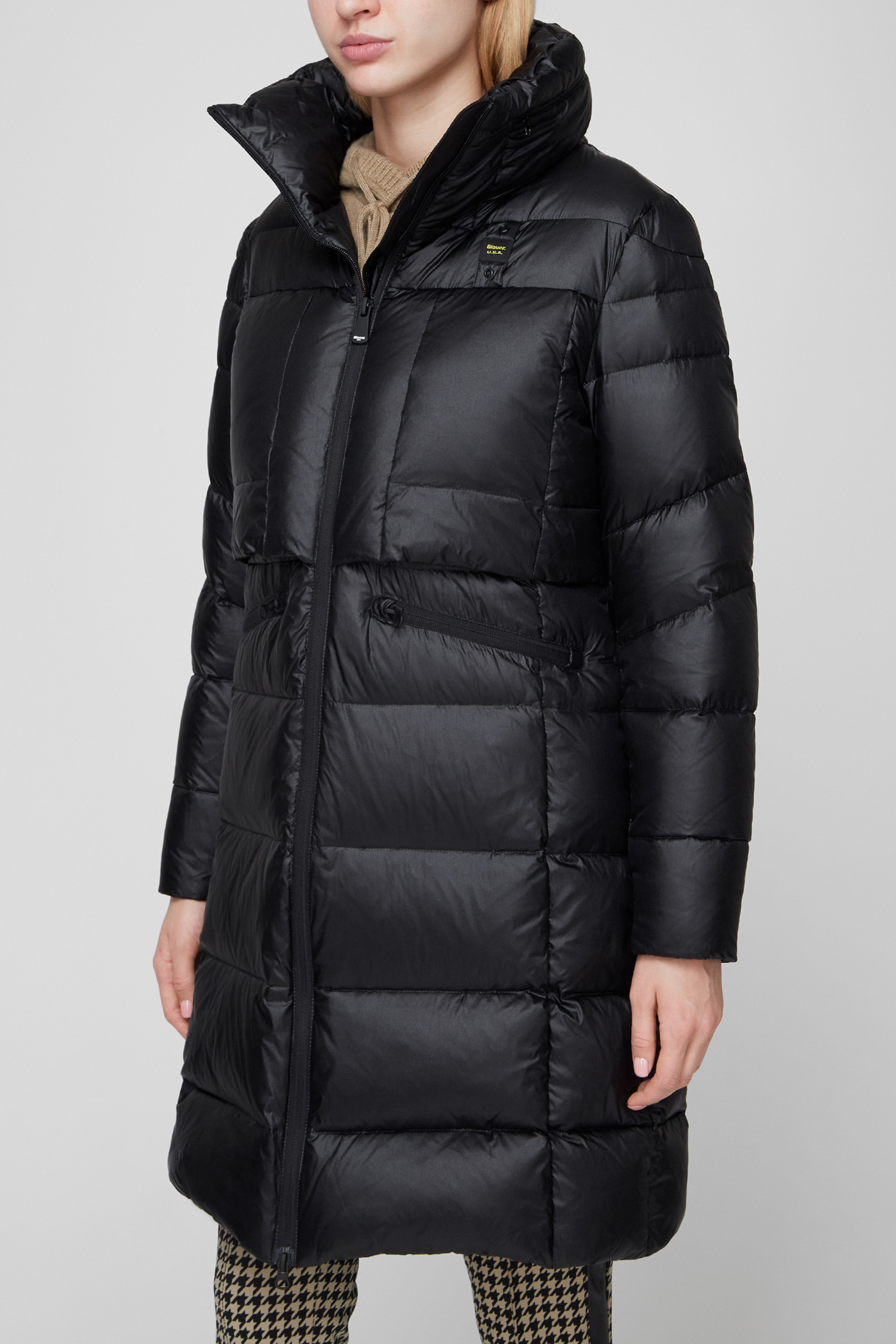 Женский черный пуховик Blauer 21WBLDK03047-999 — MD-Fashion