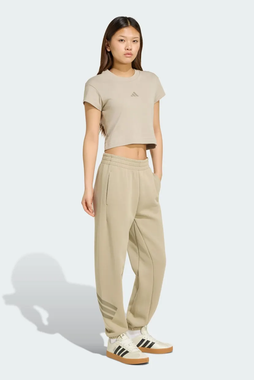 Жіночі бежеві спортивні штани Future Icons 3-Stripes adidas KD7681 — MD ...