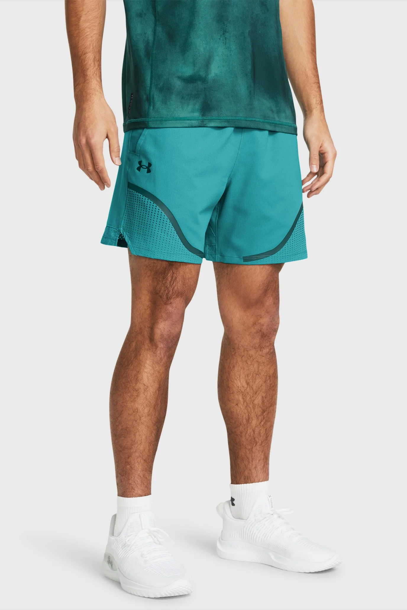 Чоловічі бірюзові шорти UA Vanish Woven 6in Grph Sts Under Armour ...