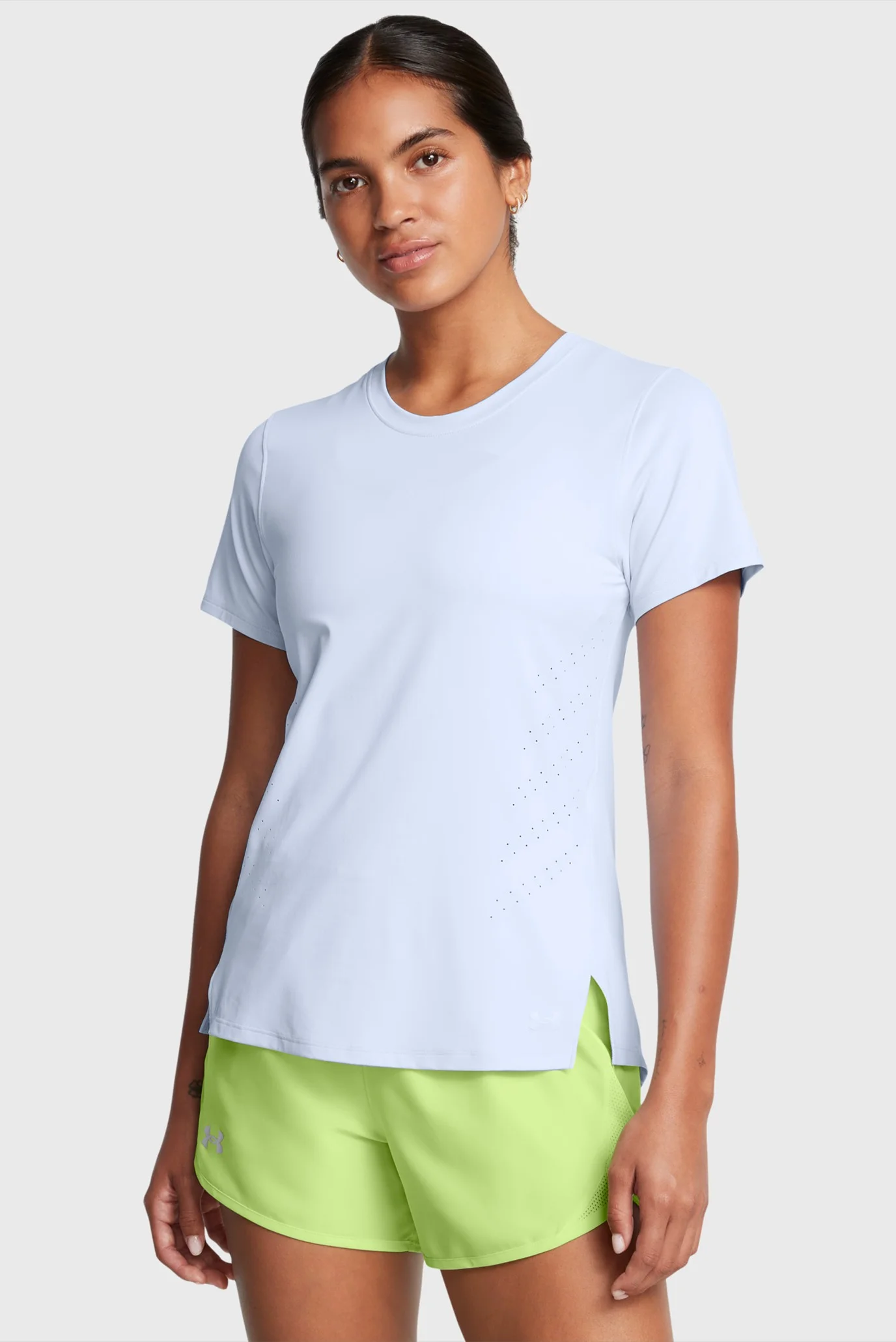 Жіноча блакитна футболка UA Launch Elite Shortsleeve Under Armour ...